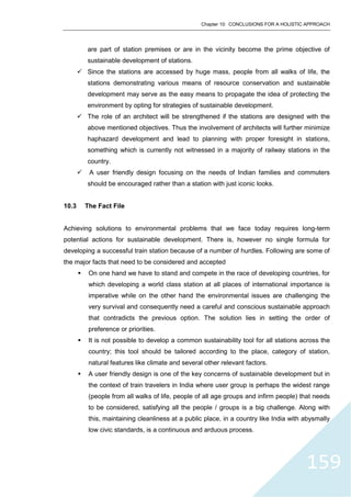 Integrated approach to sustainable development of indian railway ...