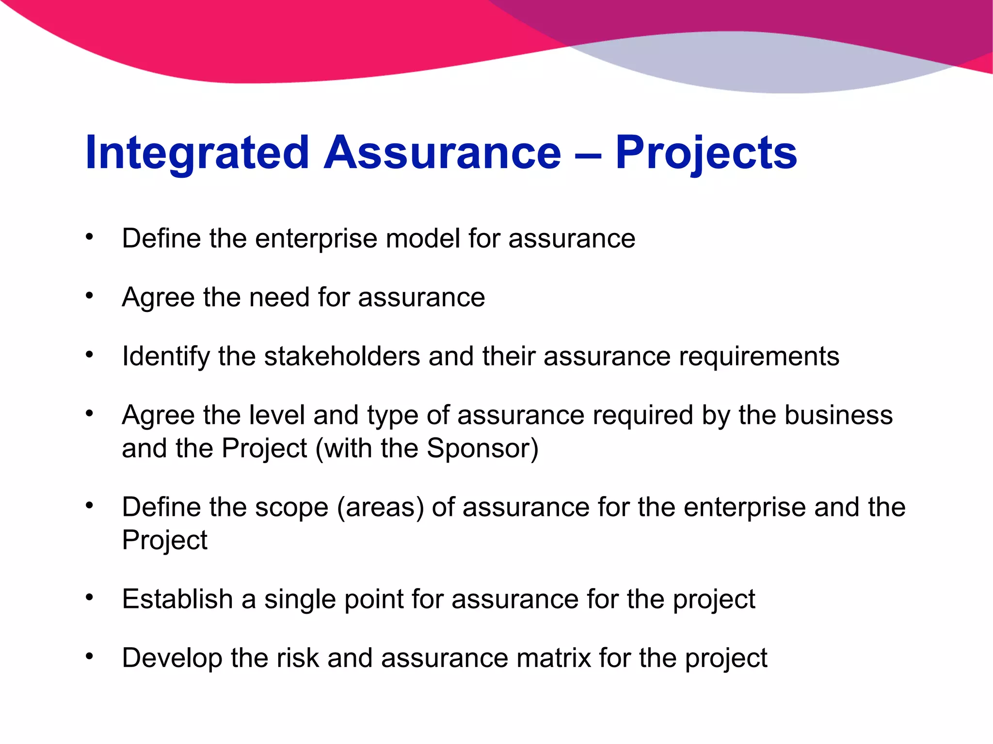 Integrated assurance with group feedback | PPT