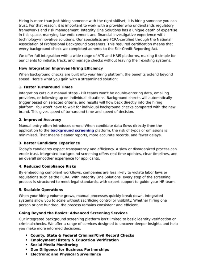 Integrated Background Checks with ATS - HRIS for Hiring Efficiency.pdf