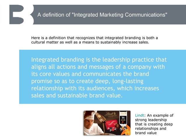 What is "integrated branding"? | PPT | Advertising Industry | Industries