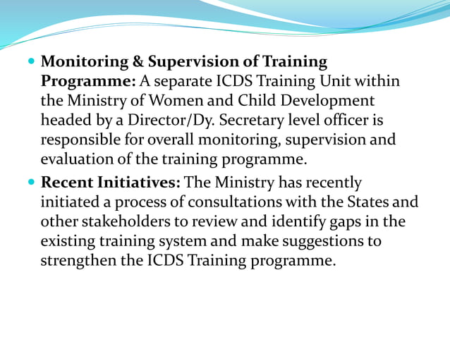 Integrated child development services | PPTX