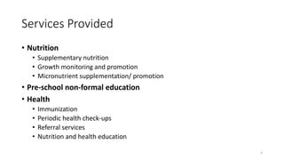 Integrated child development services final | PPT