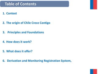 Integrated child protection system–chile crece contigo | PPT