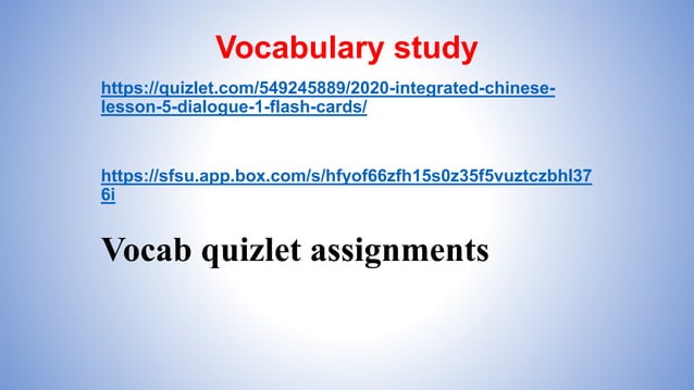 Integrated Chinese Lesson 5 Dialogue 1 - Lesson Plans PowerPoint ...