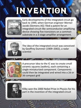 Integrated circuit | PPTX | Physics | Science
