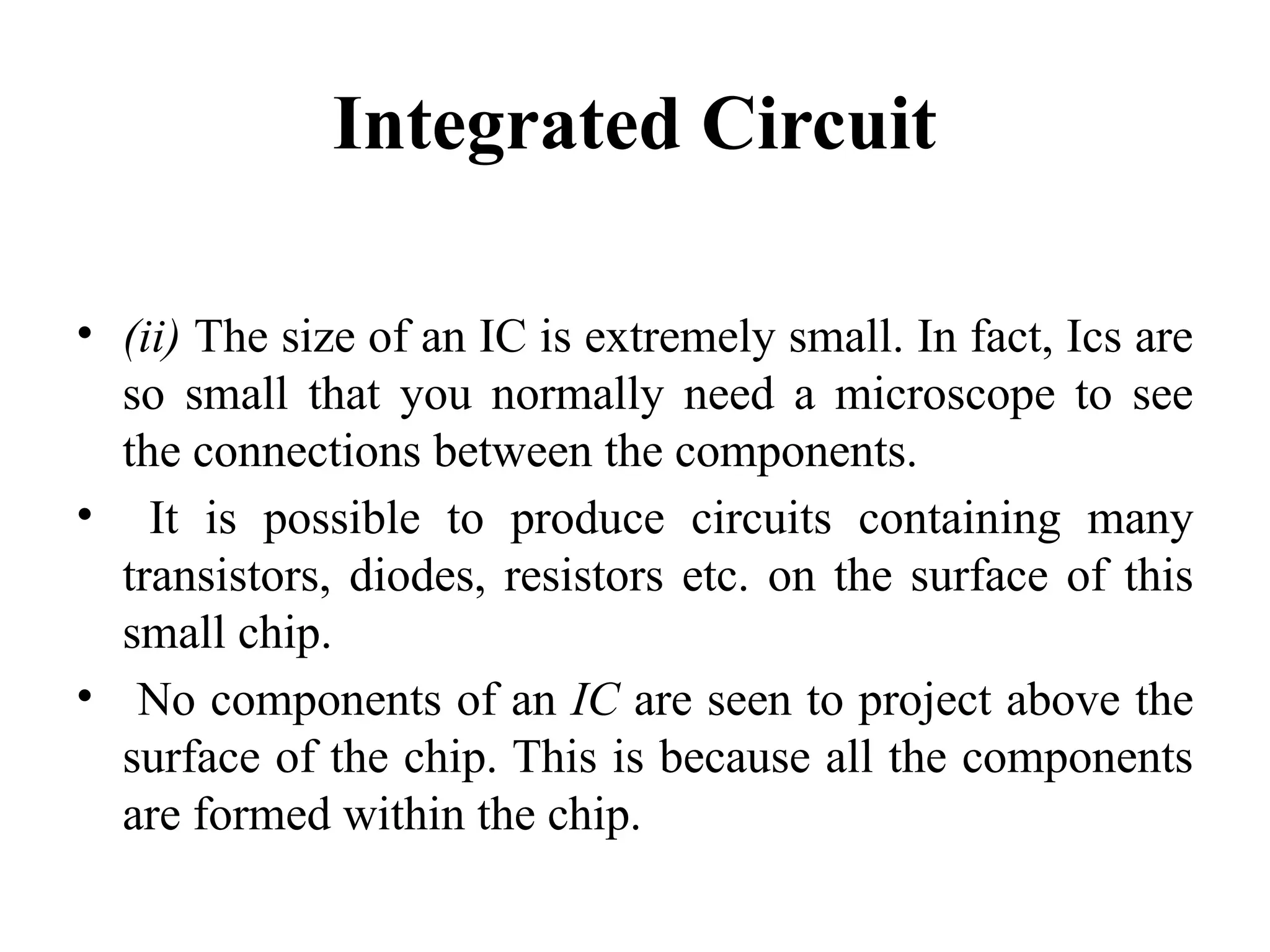 Integrated Circuit and its advantages and disadvantages.pptx