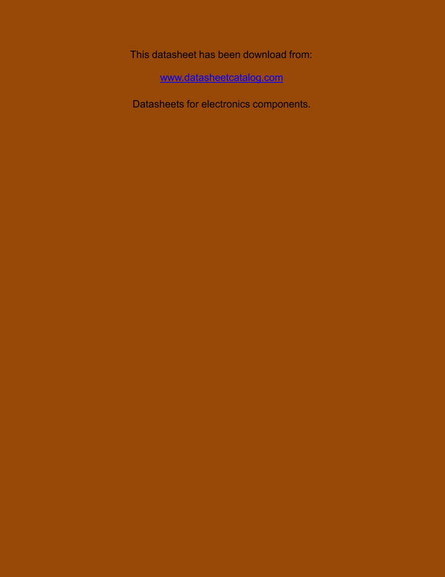 Integrated circuit (data sheet) | PDF