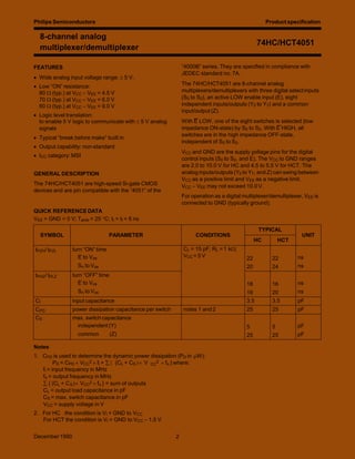 Integrated circuit (data sheet) | PDF