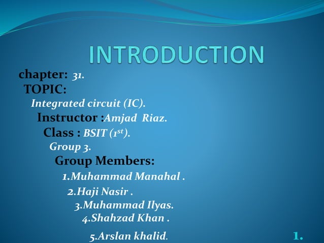 Integrated circuit (IC).pptx