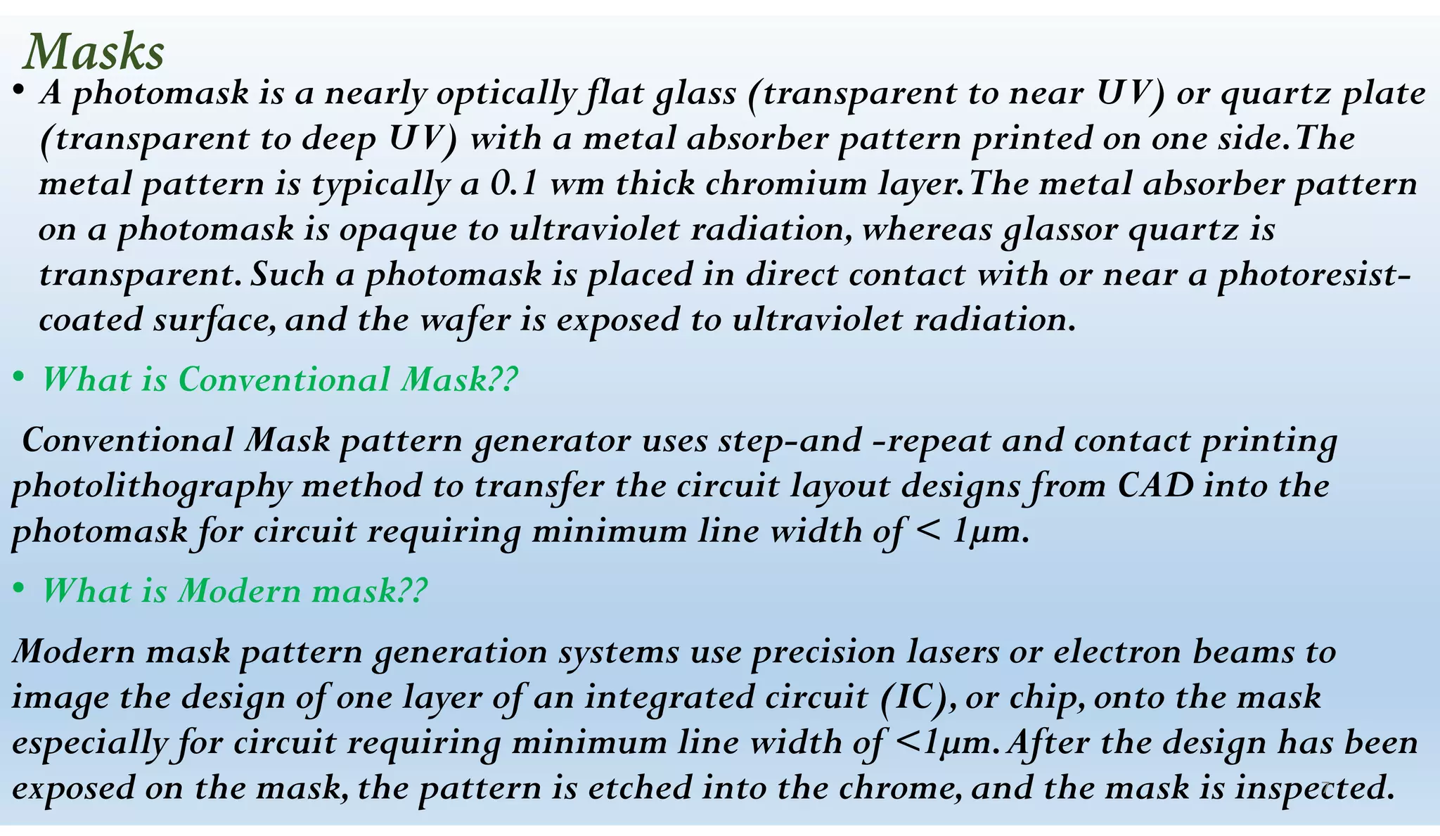 Integrated circuit manufacturing techniques | PDF | Chemistry | Science