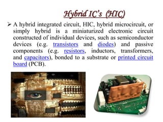 Integrated circuits | PPTX
