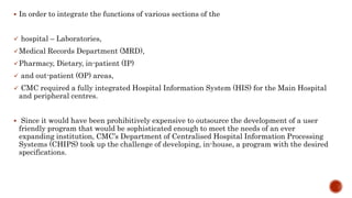 Integrated clinical information systems | PPT