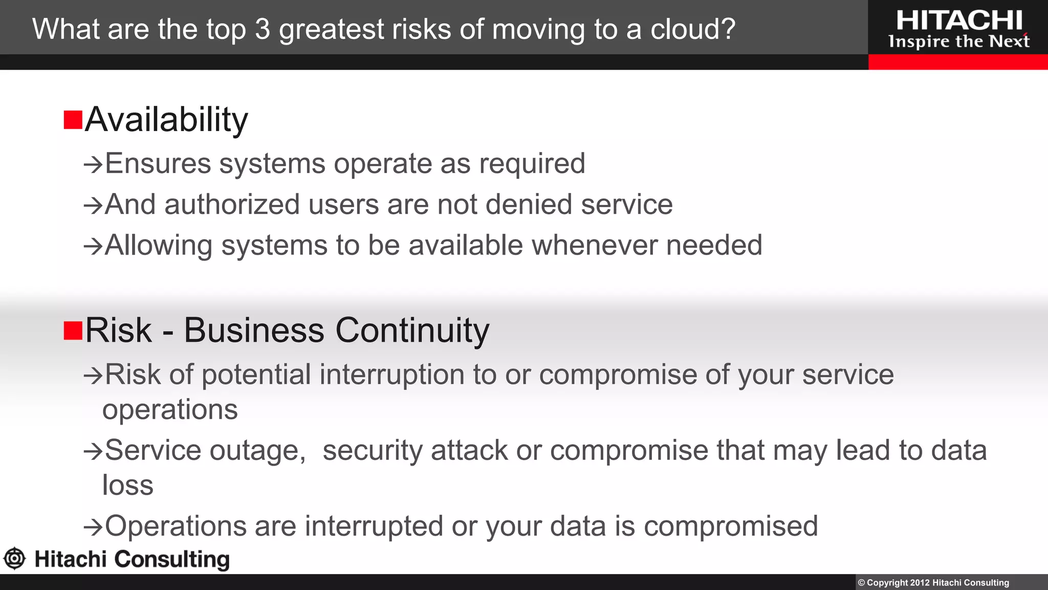 Integrated Cloud Framework: Security, Governance, Compliance, Content ...