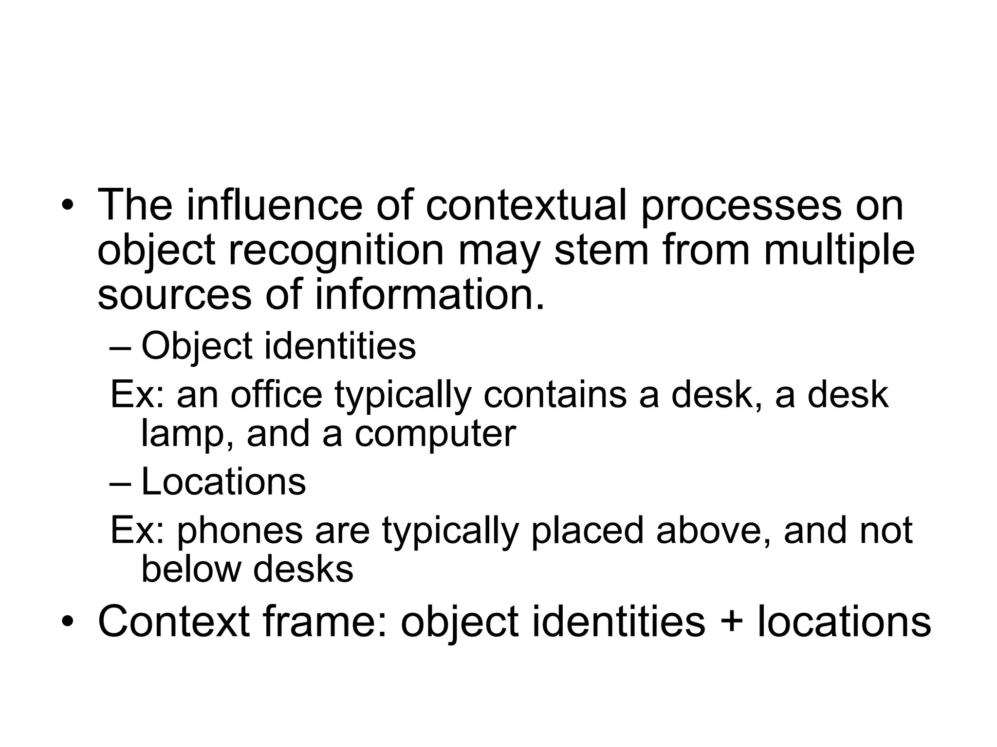 Integrated Contextual Representation For Objects Ppt