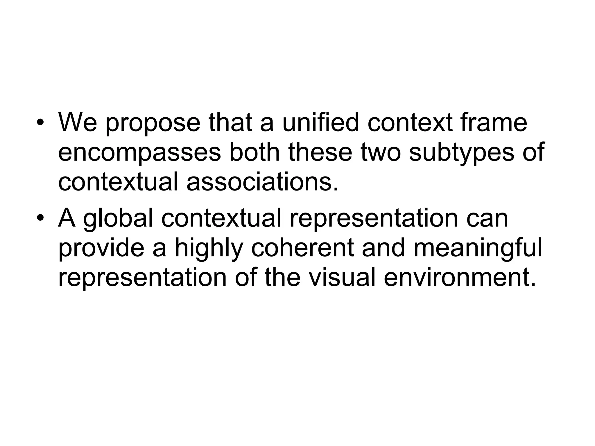 Integrated Contextual Representation For Objects’ | PPT