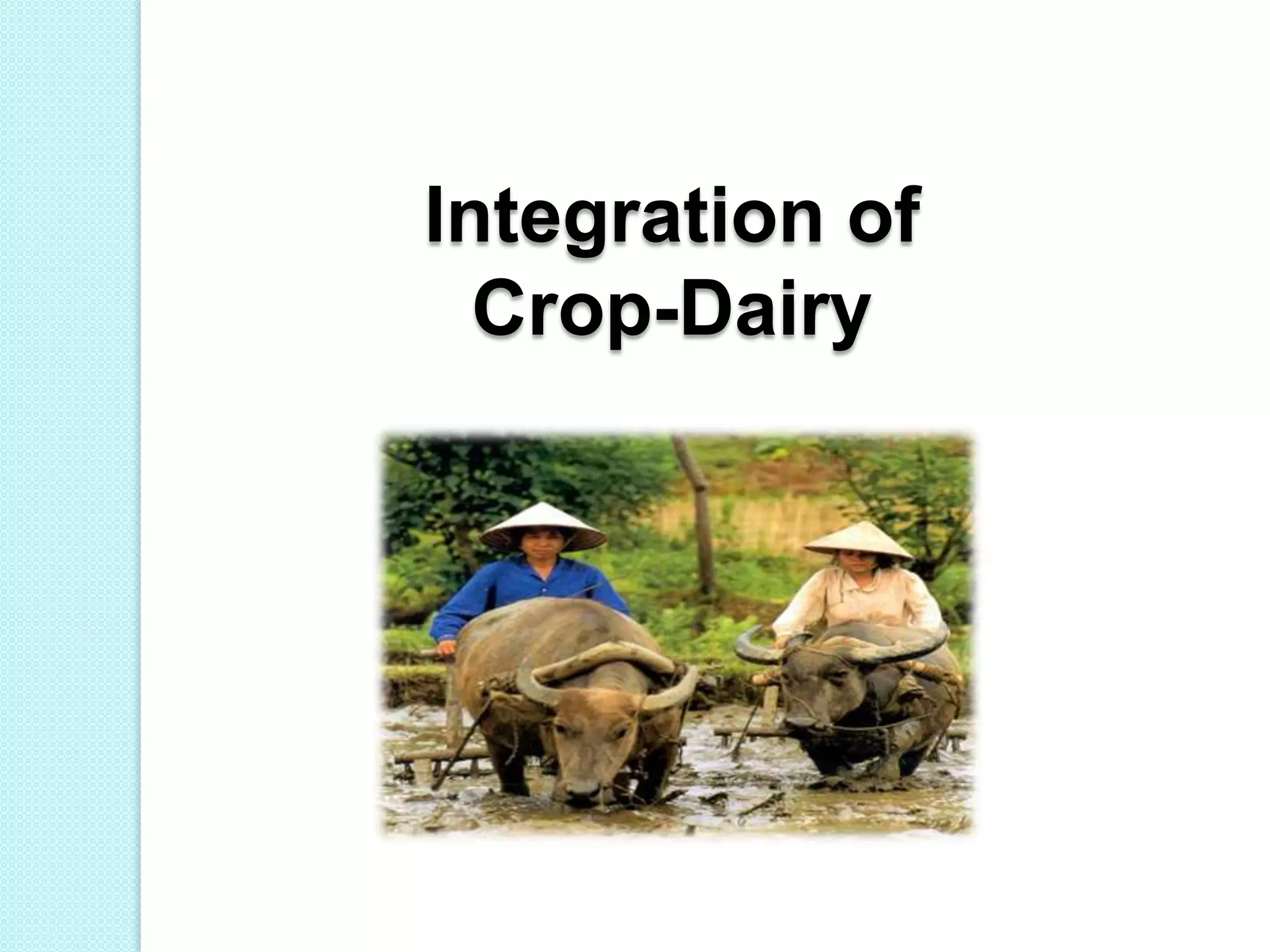 Integrated crop livestock system for sustainable crop production | PPT