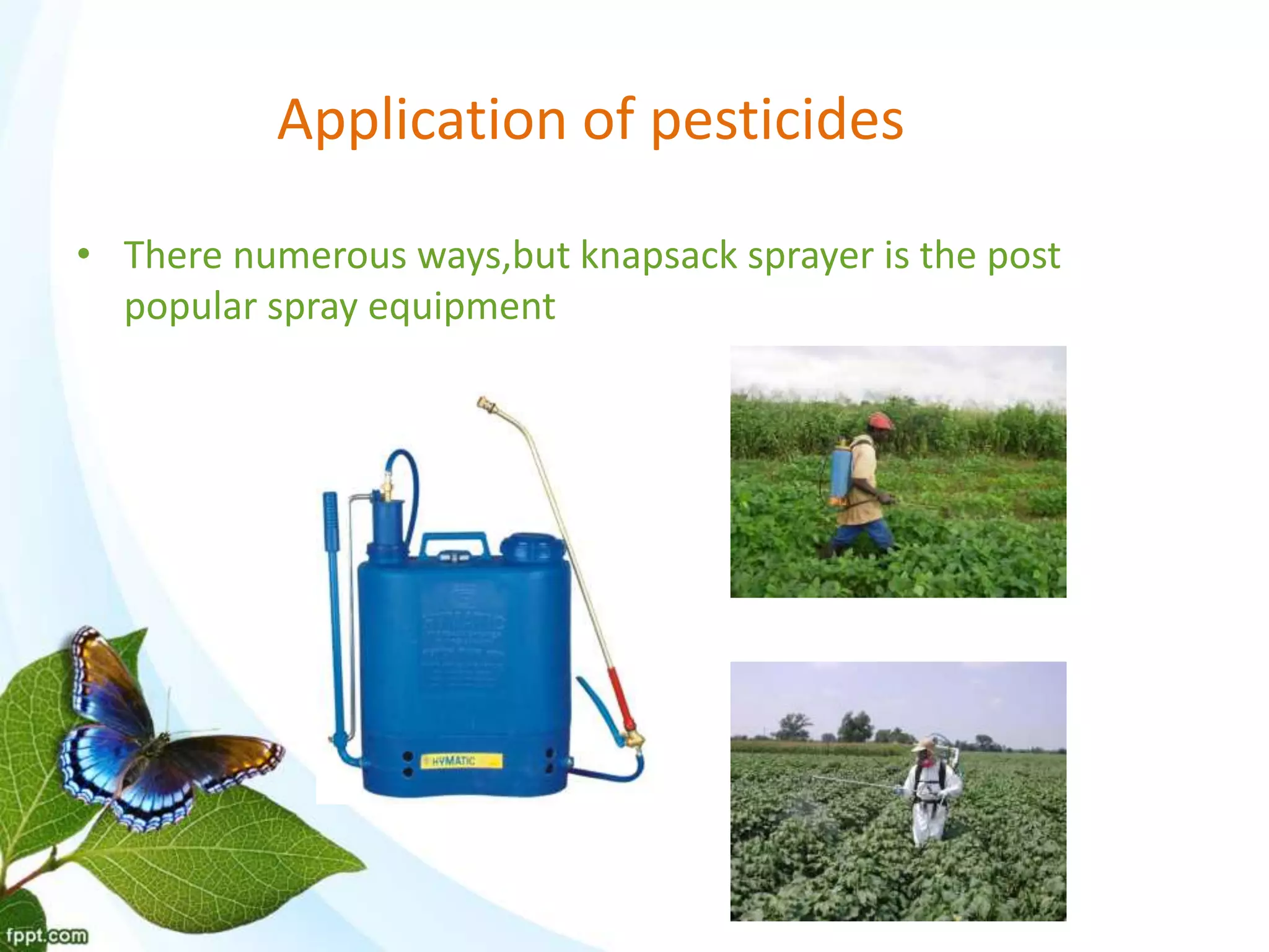 Chemical control of pest management | PPTX