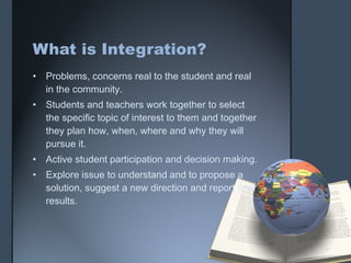 Integrated curriculum | PPT
