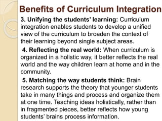 Integrated curriculum all aspects by KHURRAM RAFI | PPTX