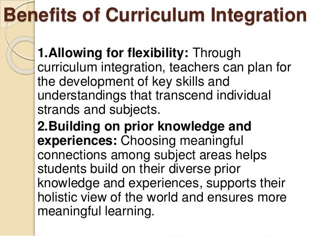 Integrated curriculum all aspects by KHURRAM RAFI