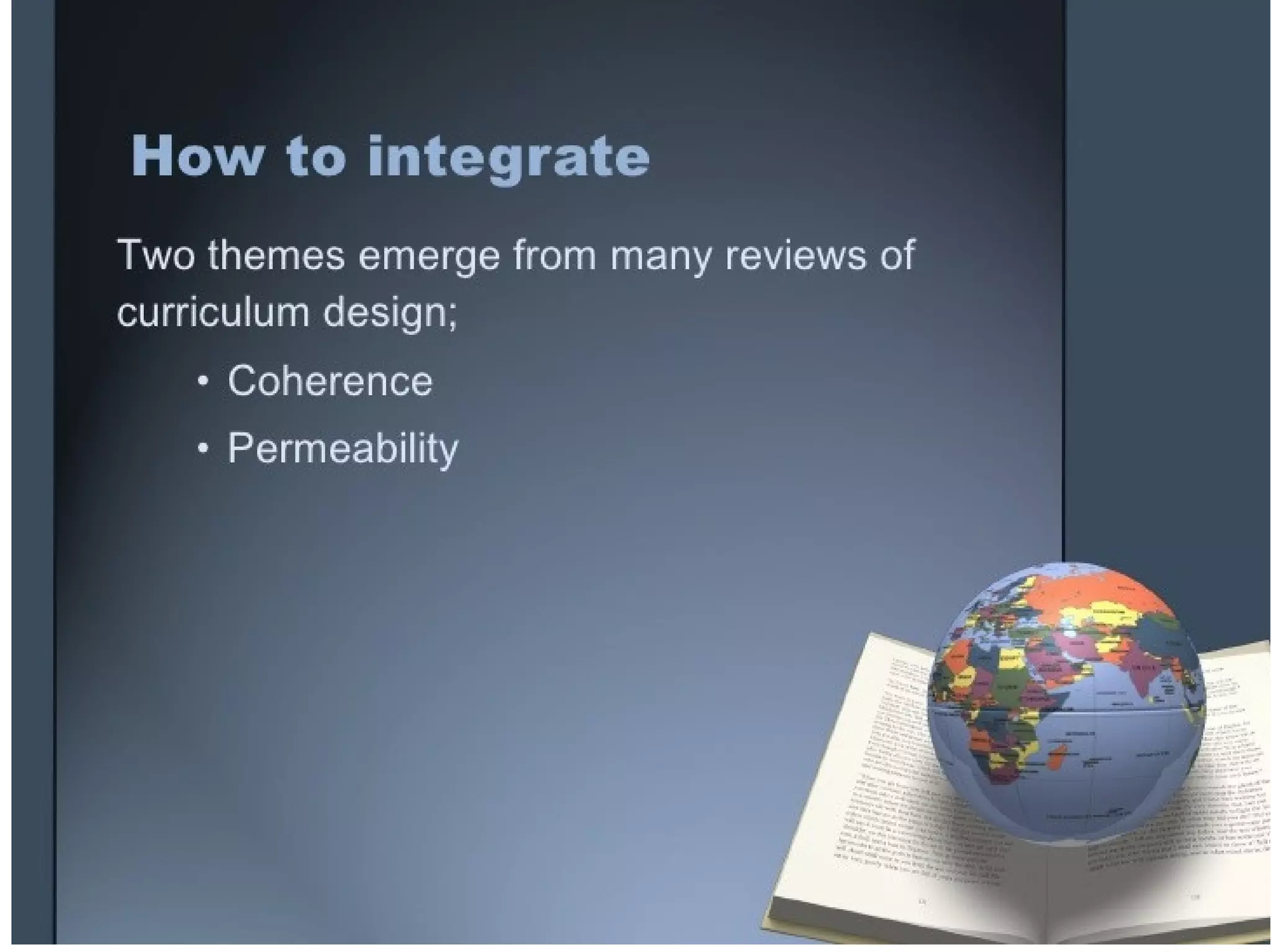 Integrated curriculum Design | PPT