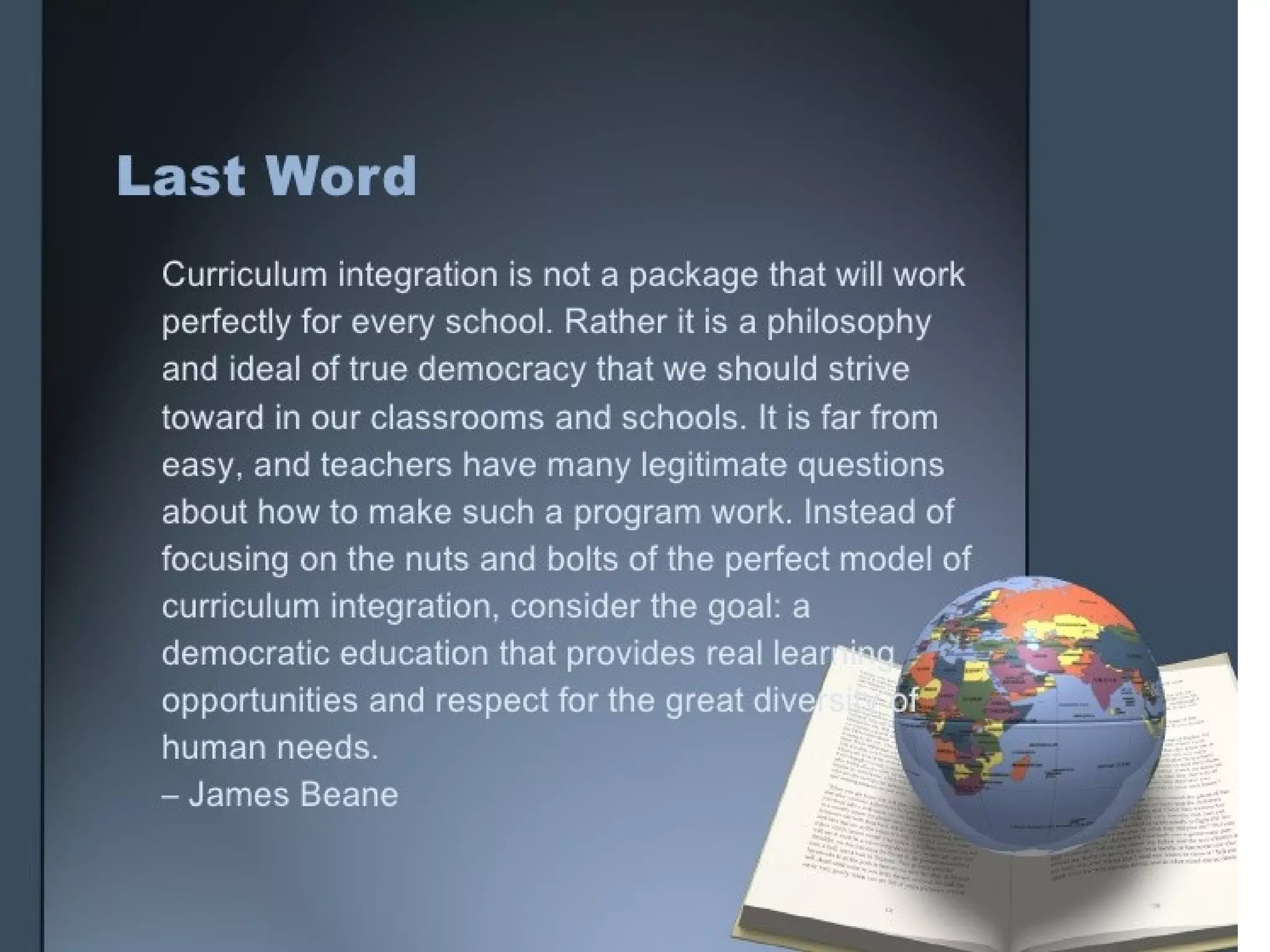 Integrated curriculum Design | PPT