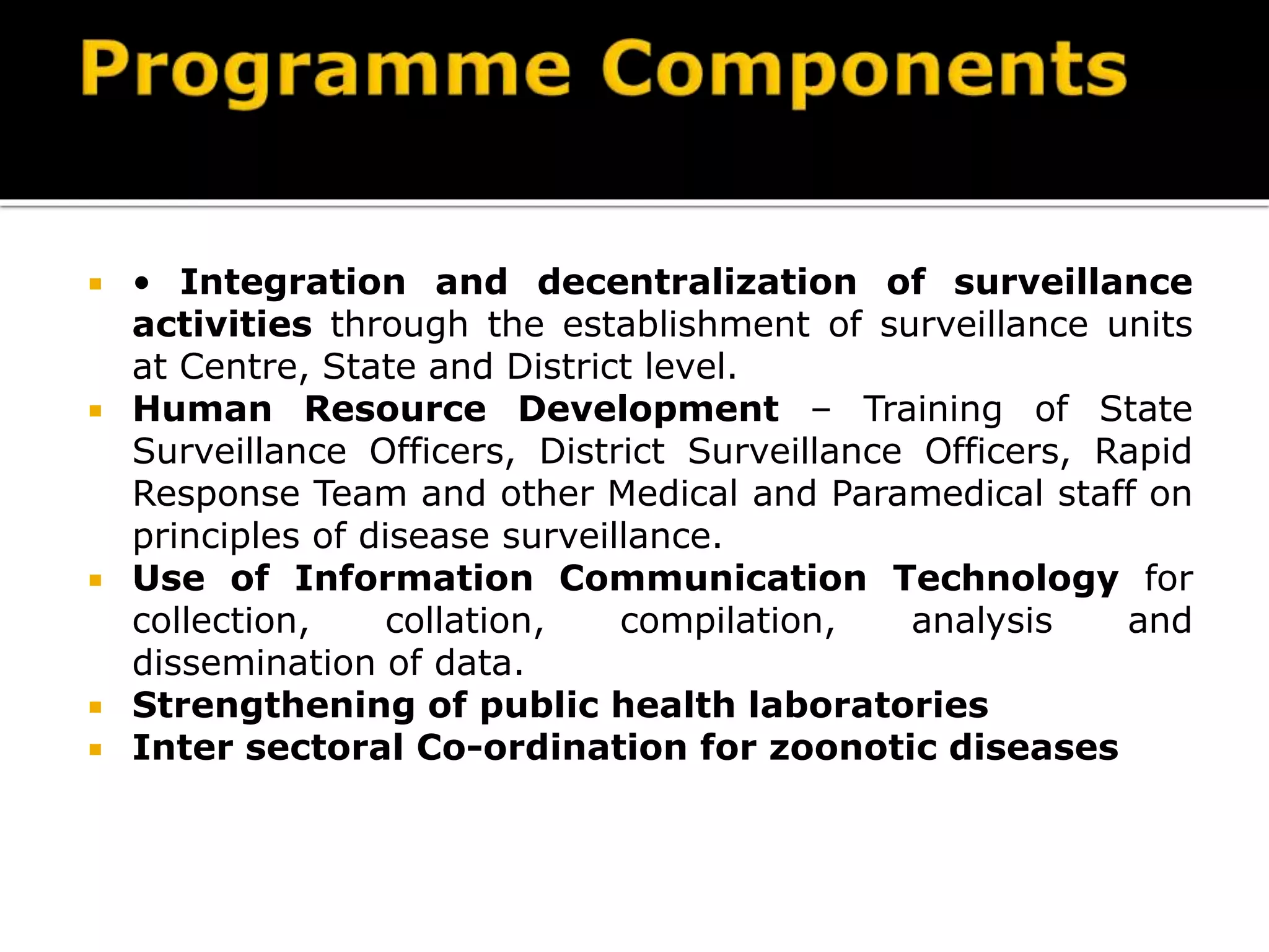 Integrated diseases surveillance programme | PPTX