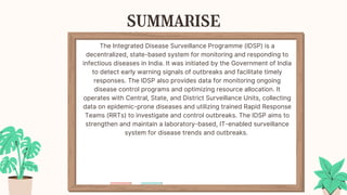 IDSP(INTEGRATED DISEASE SURVEILLANCE PROGRAMME... | PDF