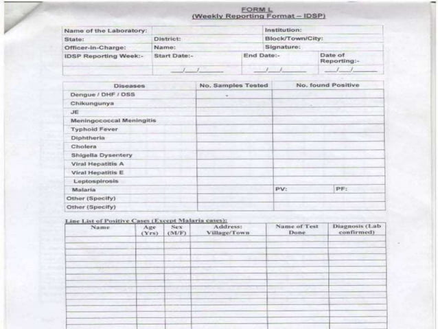 Integrated Disease Surveillance Programme (IDSP).pptx | Infectious ...