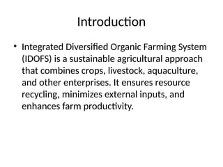 Integrated_Diversified_Organic_Farming_s | PPTX