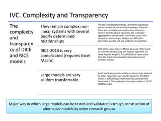 Integrated economic and climate modelling | PPT