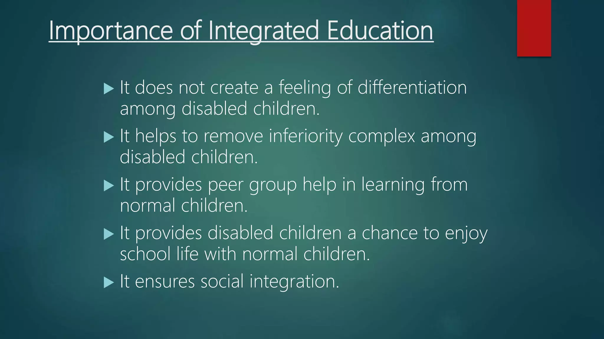 Integrated Education | PPTX