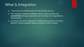 Integrated Education | PPTX