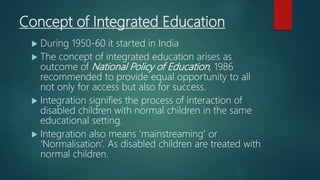Integrated Education | PPTX