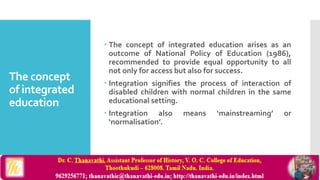Integrated education | PDF