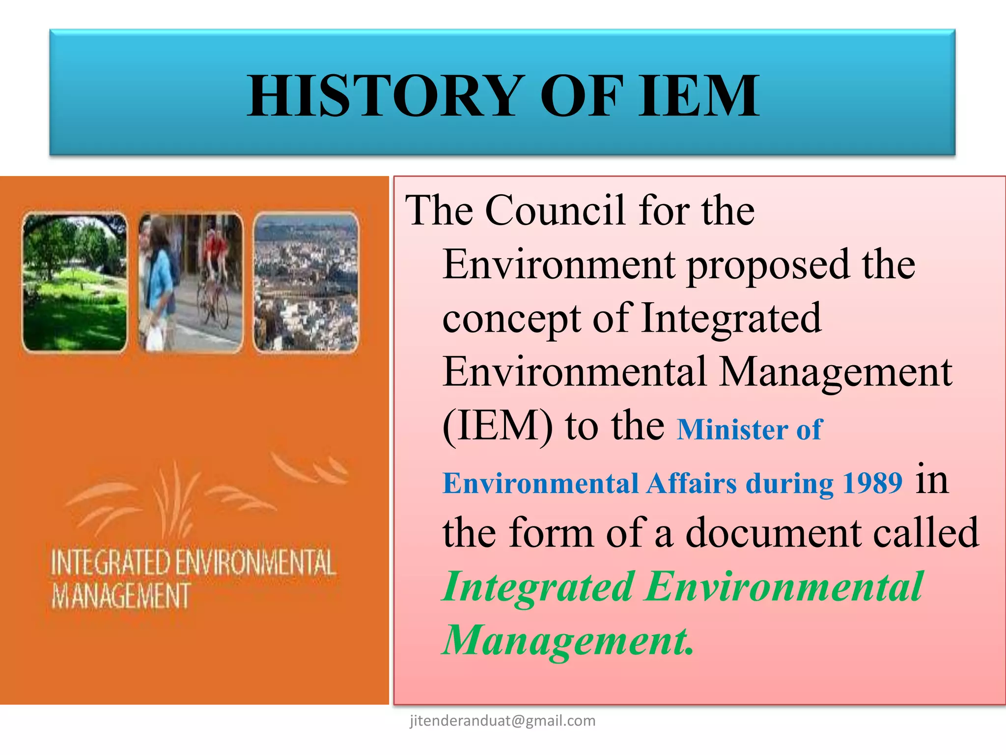 Integrated environmental management | PPTX