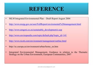 Integrated environmental management | PPTX
