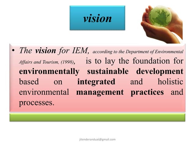 Integrated environmental management | PPTX | Environmental Services ...
