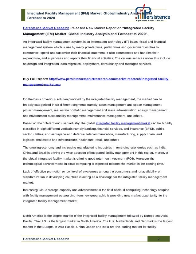 Integrated facility management (ifm) market Integrated facility management (ifm) market