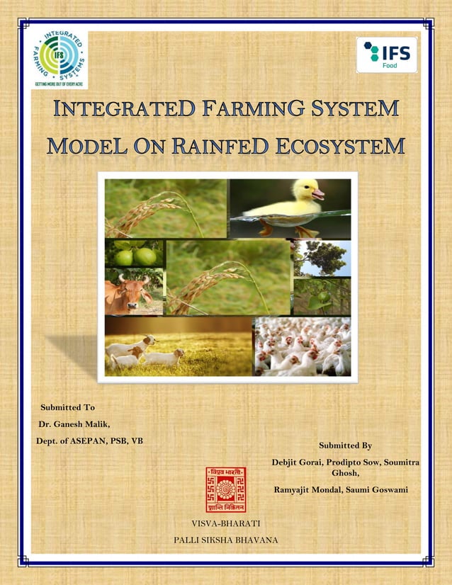 Integrated farming system IN rainfed ecosystem | PDF