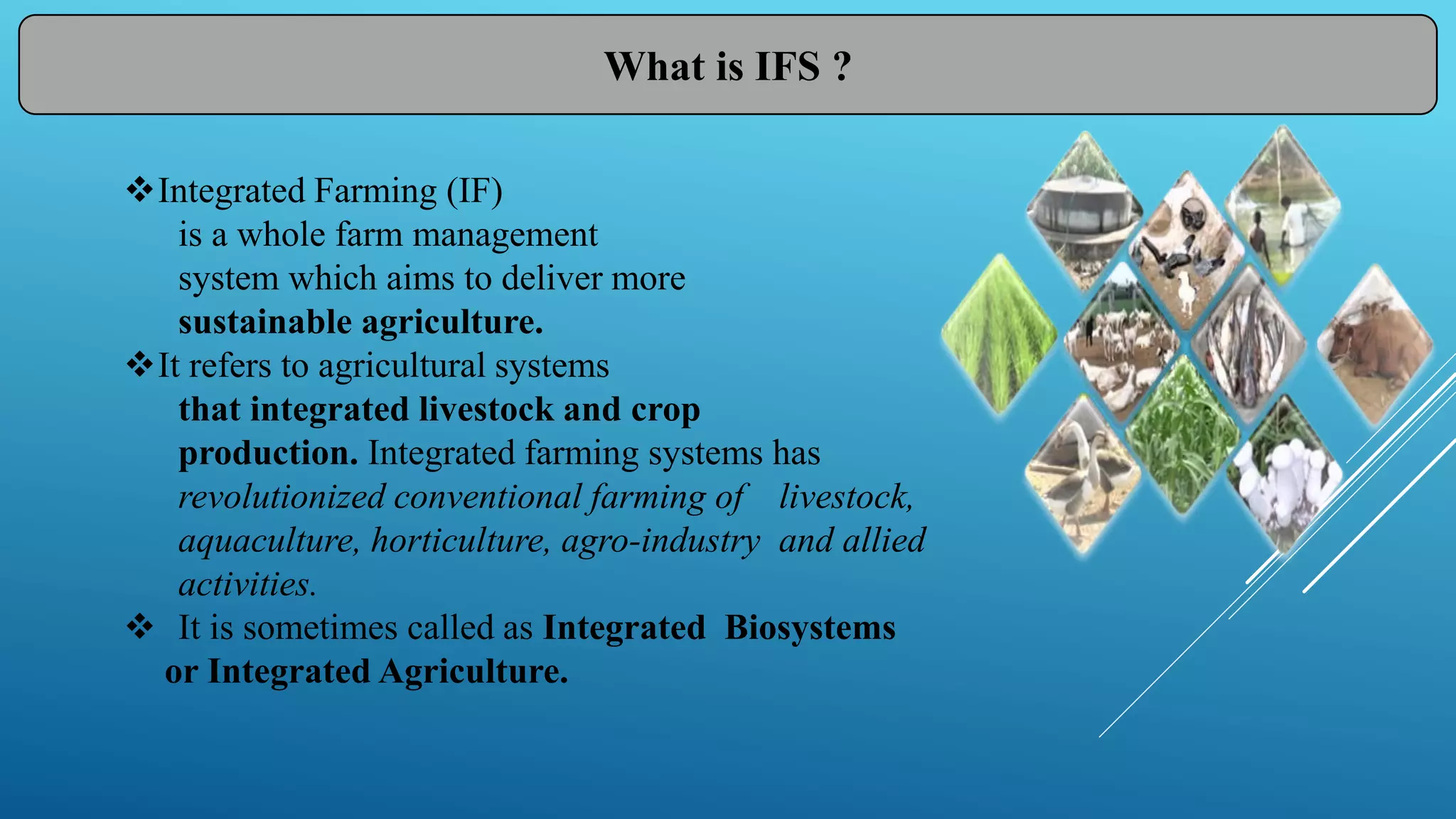 Integrated farming system | PDF