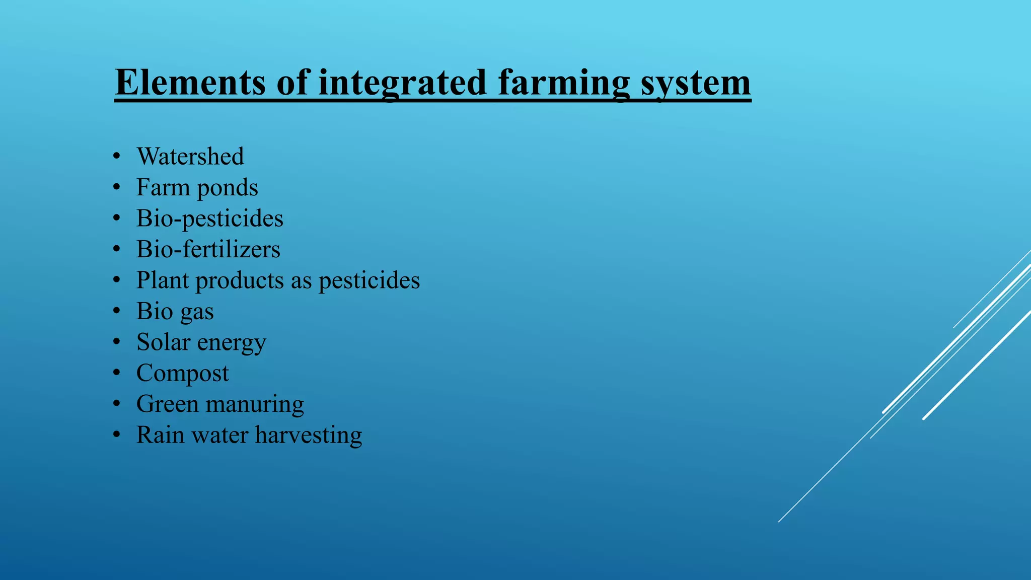 Integrated farming system | PDF