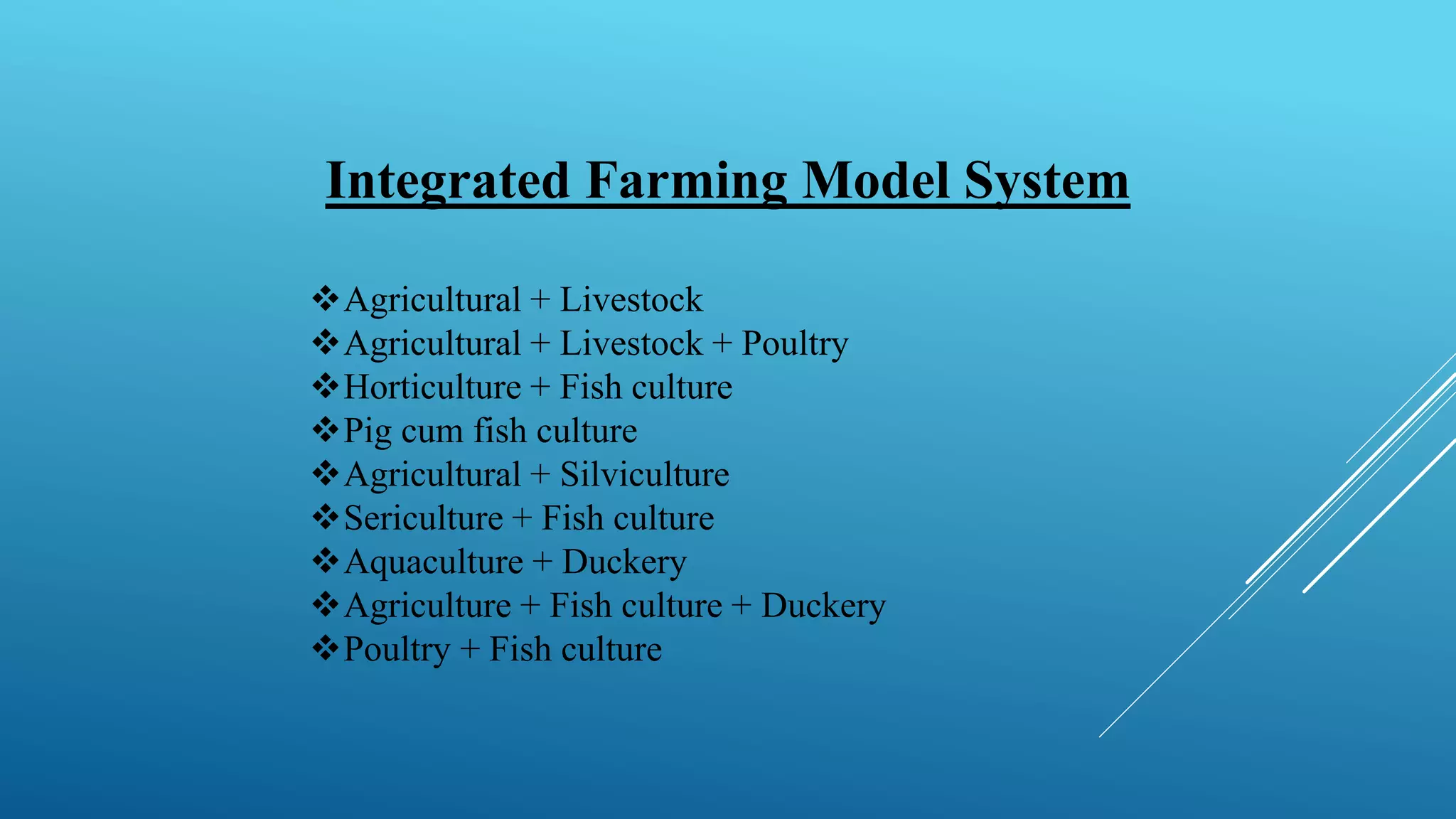 Integrated farming system | PDF