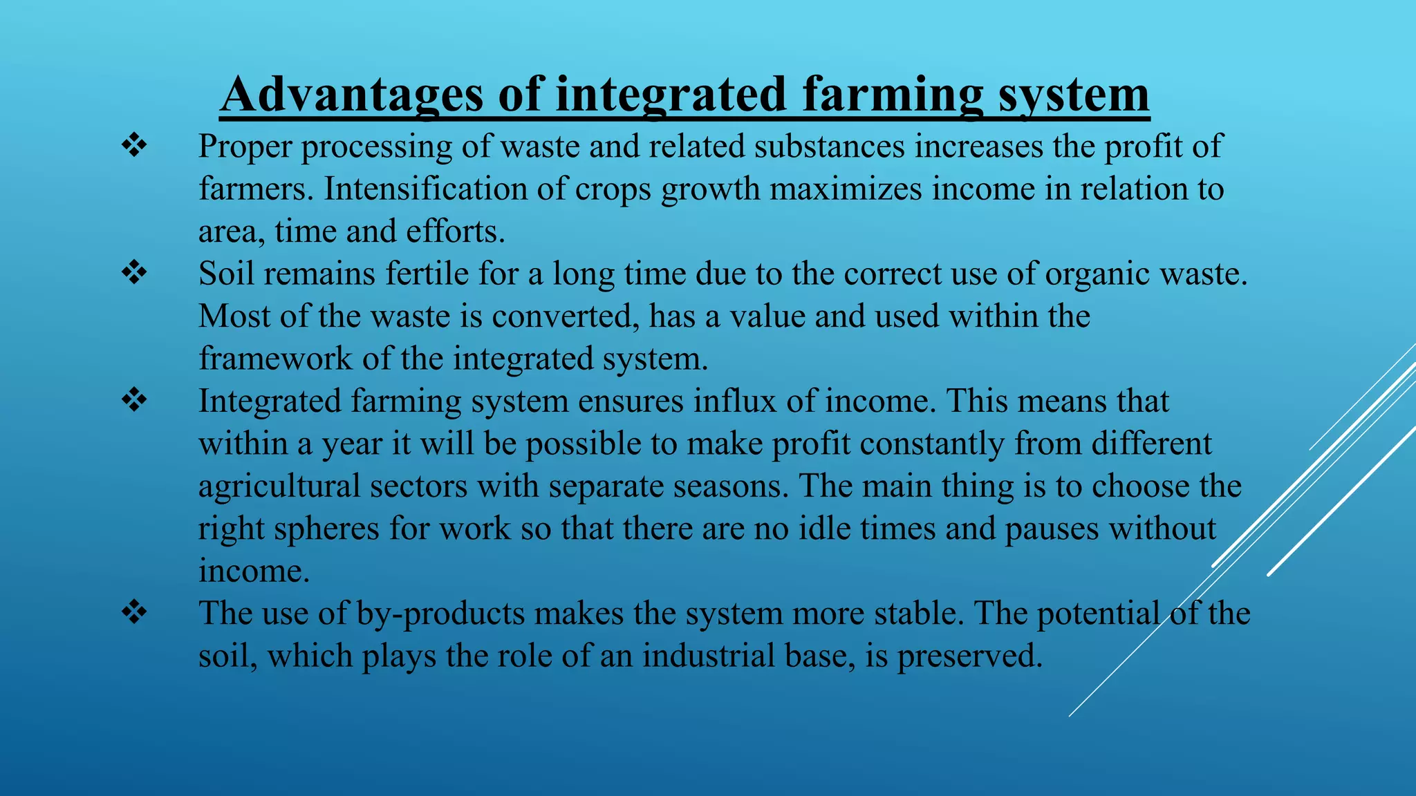 Integrated farming system | PDF