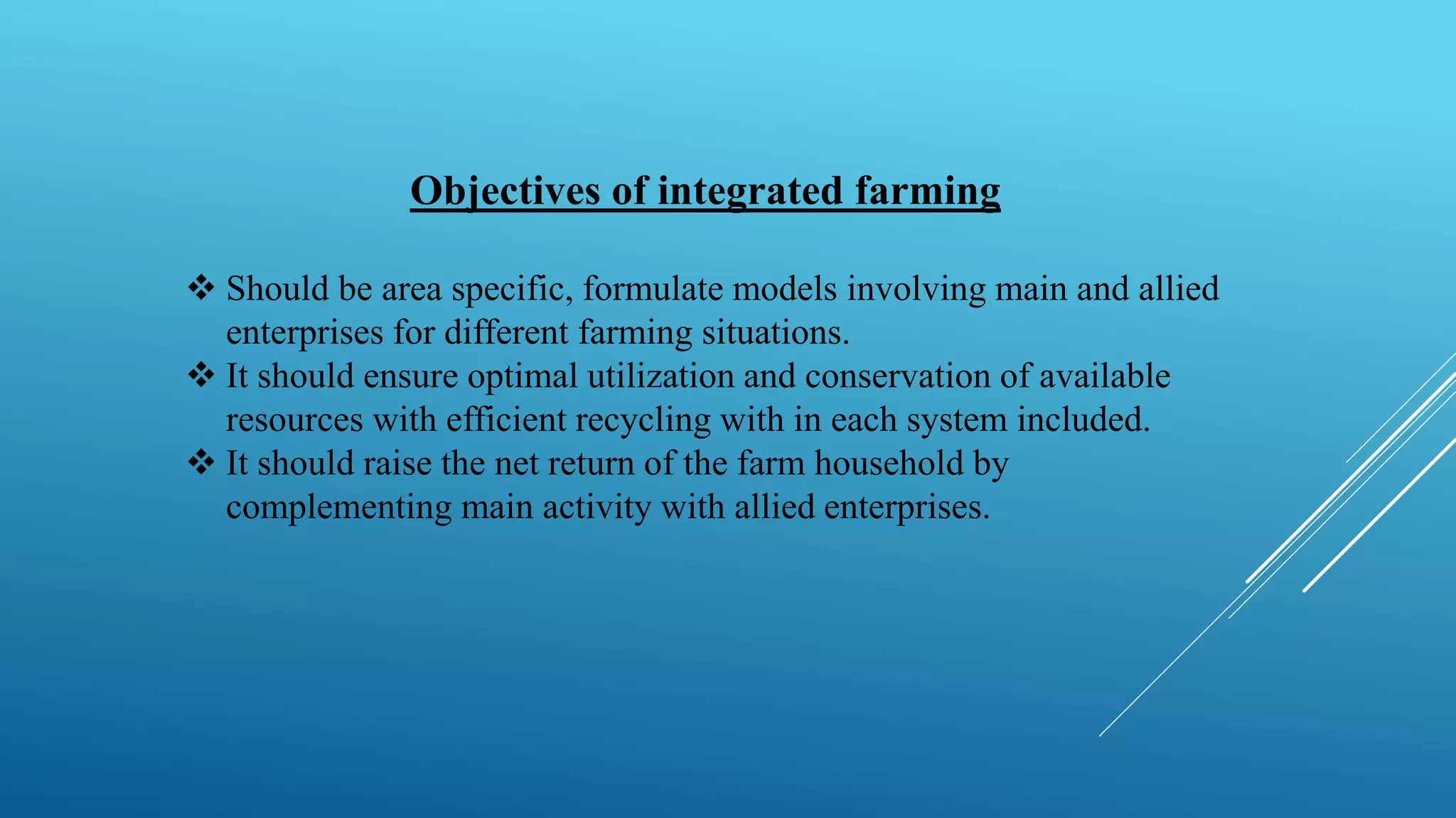 Integrated farming system | PDF
