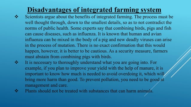 Integrated farming system | PDF | Agriculture | Industries