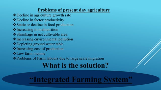 Integrated farming system | PDF | Agriculture | Industries