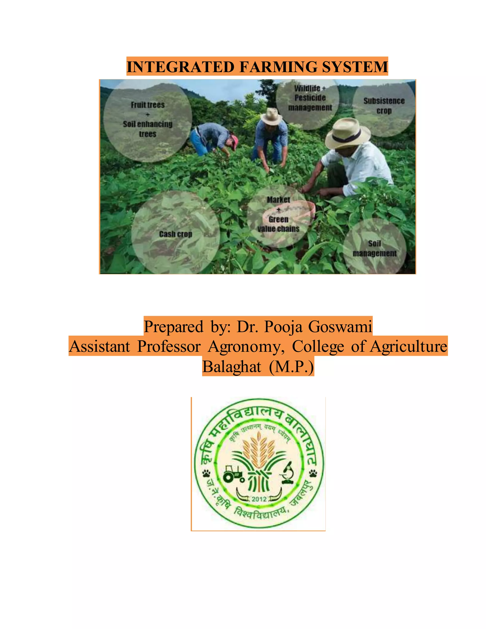 Integrated Farming System and IFS models | DOCX