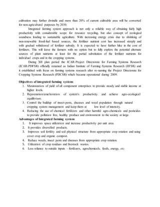 Integrated Farming System and IFS models | DOCX