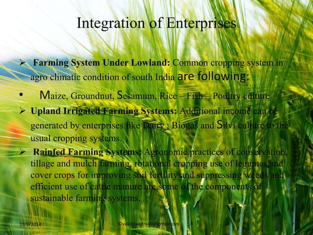 Integrated Farming System | PPT